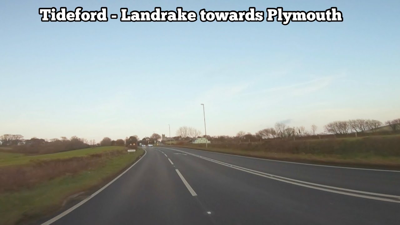 A drive with us production 12/02/23 dusk in Cornwall Tideford ...