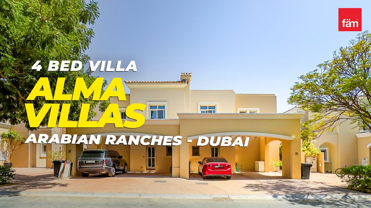 Luxurious 4 Bed Villa in Alma Villas, Arabian Ranches - Dubai - YouTube
