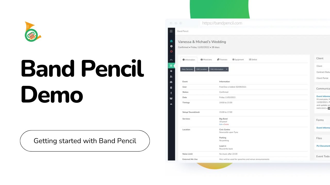 Event & Band Management Software Demo - Band Pencil - YouTube