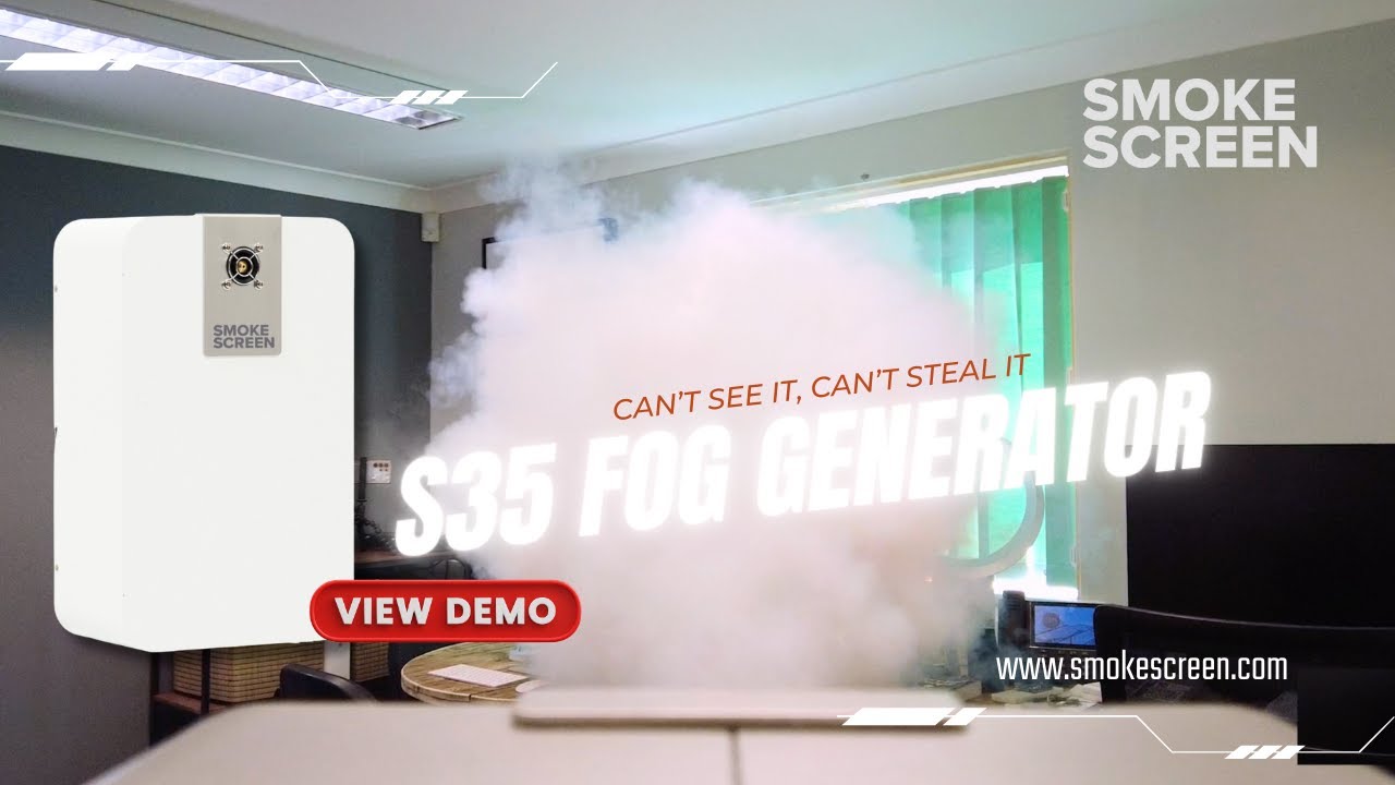 Smoke Screen S35 Fog Generator Office Demo - YouTube
