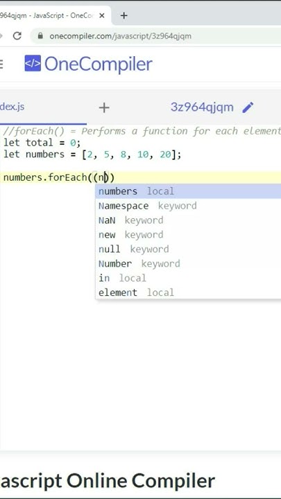 Javascript Function For Each Loop In Javascript Shorts Javascriptfunctions Trending Youtube 
