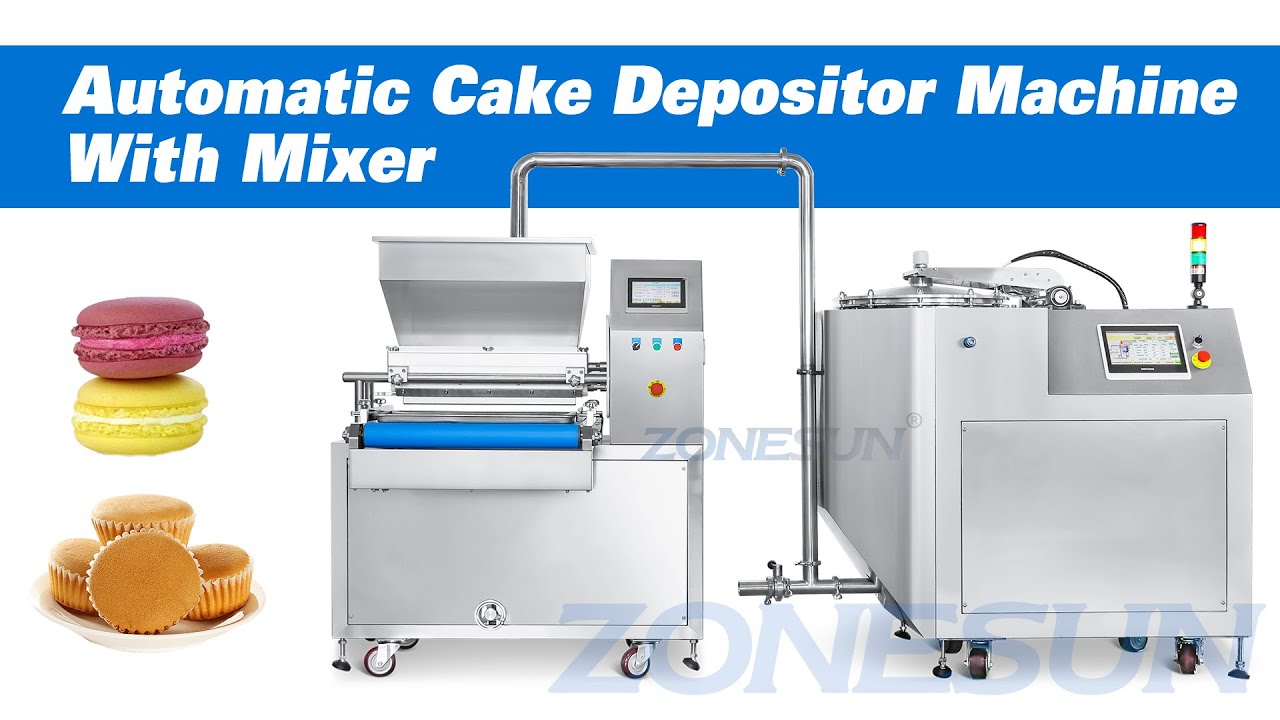 How To Use Cake Depositor Machine With Batter Mixer? - YouTube