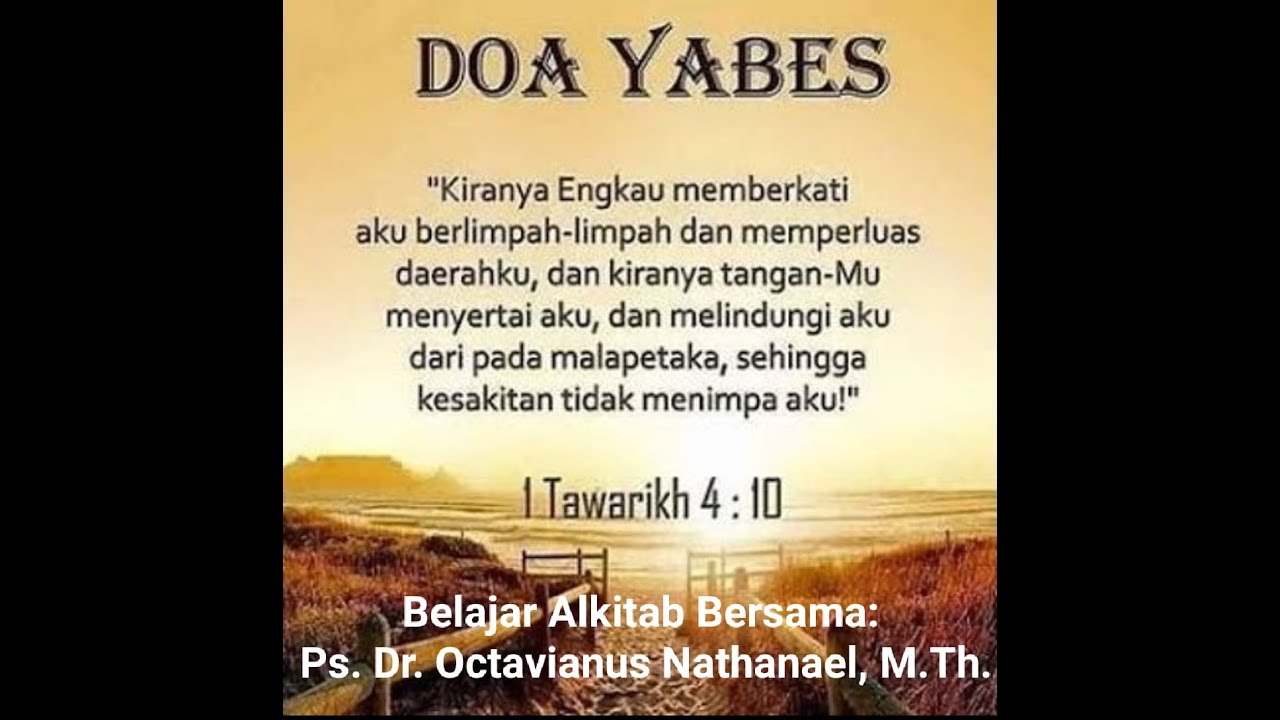 Doa Yabes, Masih Relevankah Dengan Keadaan Masa Kini? - YouTube