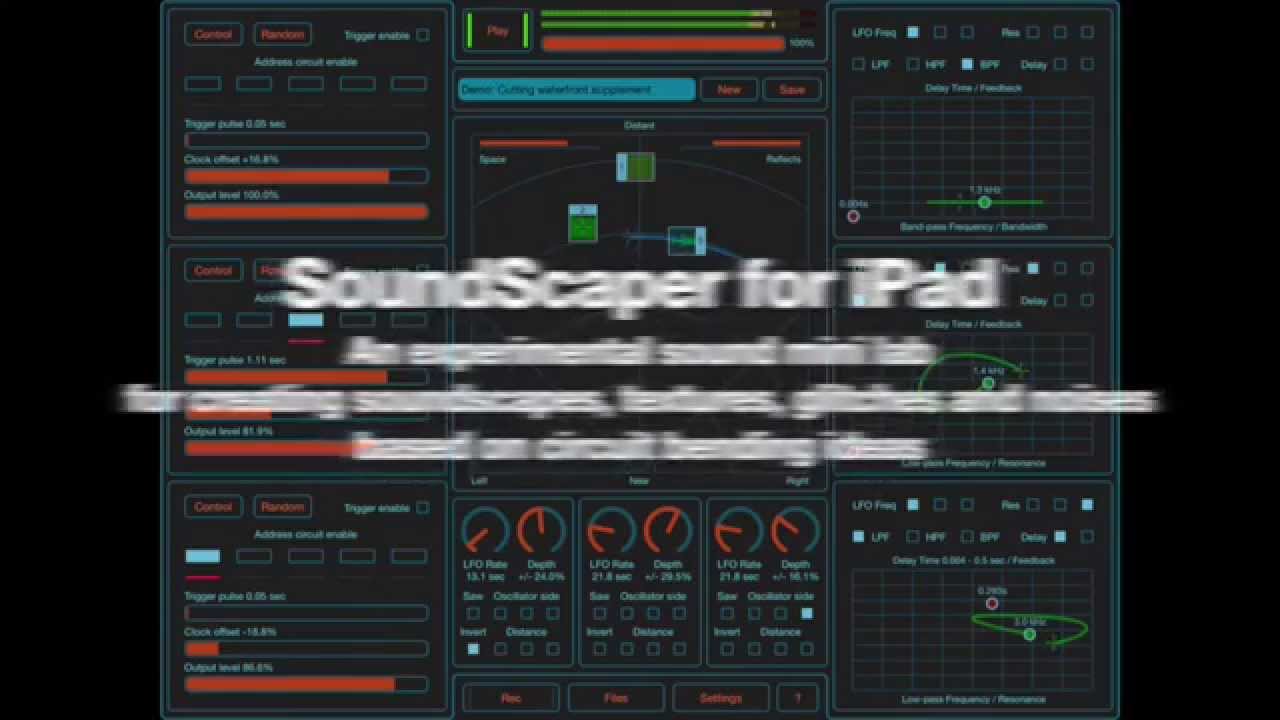 SoundScaper for iPad overview - YouTube