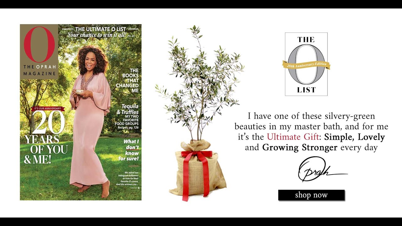Oprah Gives Olive Trees To Her Friends! - YouTube