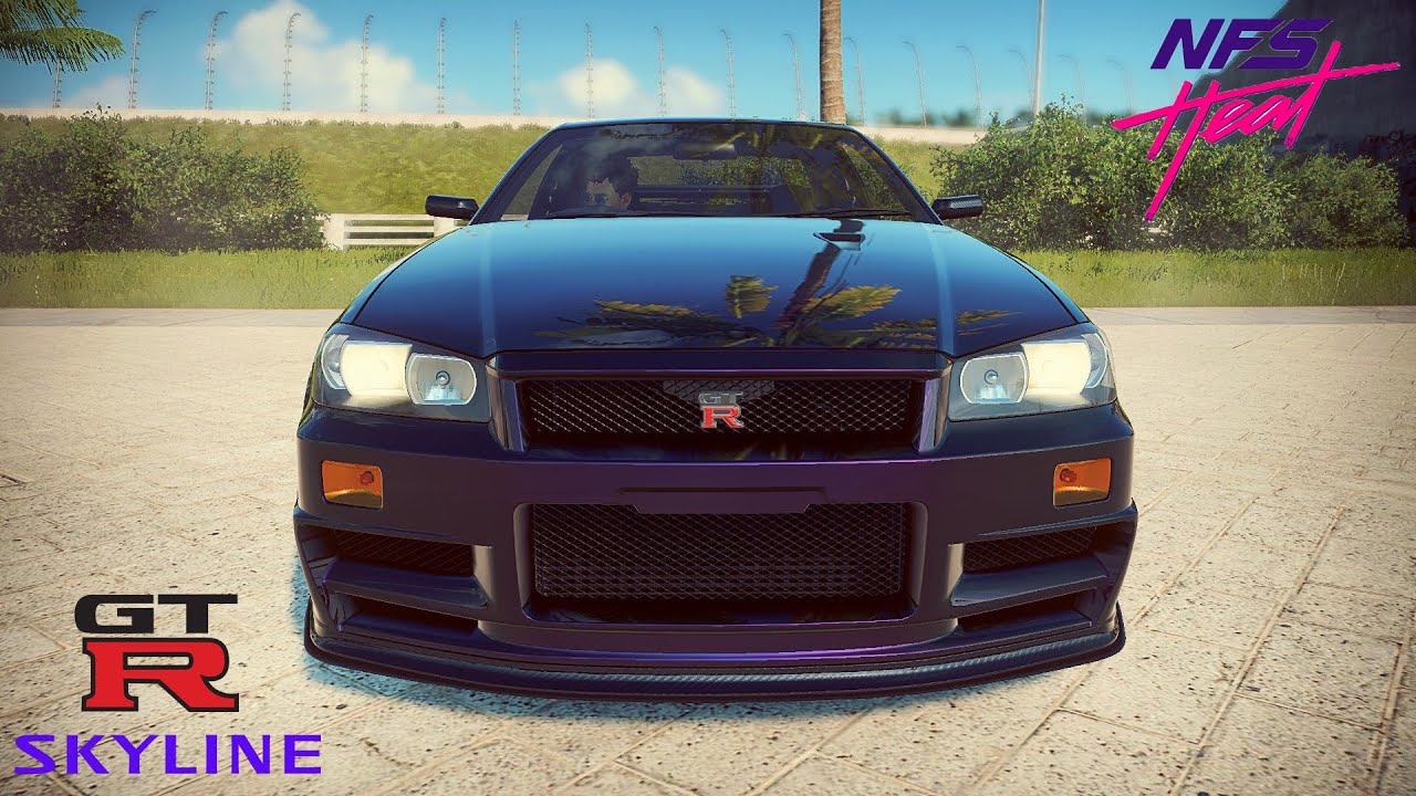 Nissan Skyline R34 GT-R - Midnight Purple II : NFS HEAT - YouTube