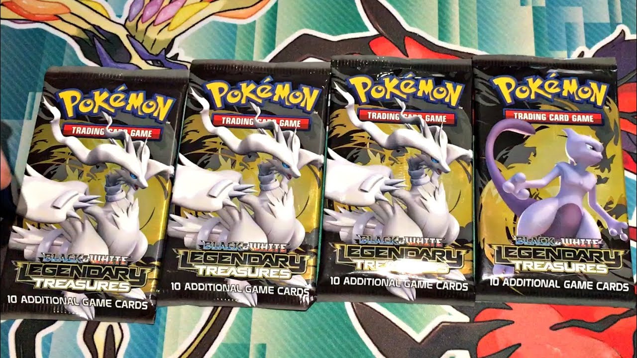 Opening 4 Pokemon Legendary Treasures Booster Packs!! (GREAT PULLS ...