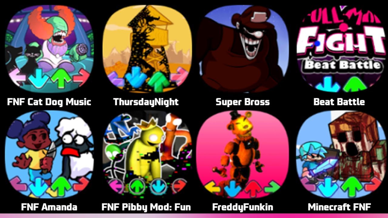 FNF God Trial, Impostor V4, Pinkwave, Magmatic, Oversight, Boilling ...