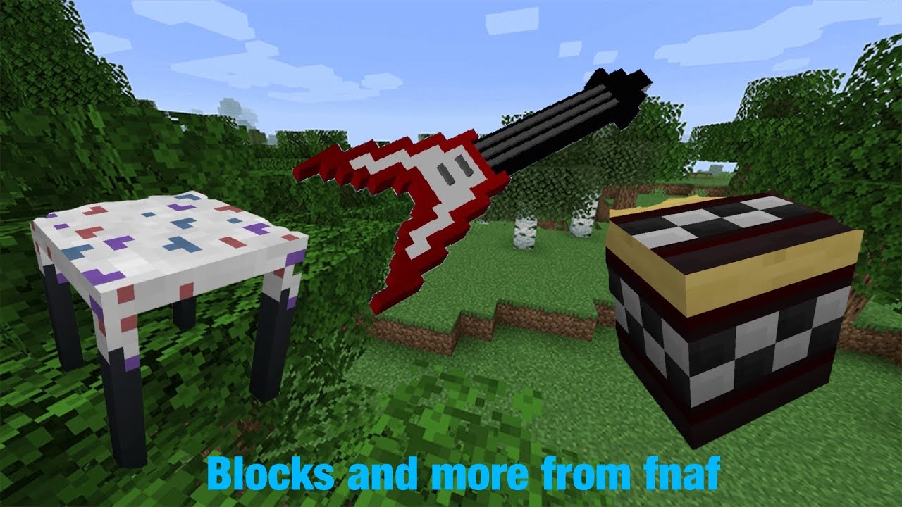 FNaF Blocks (New and Improved) mod for Minecraft - YouTube