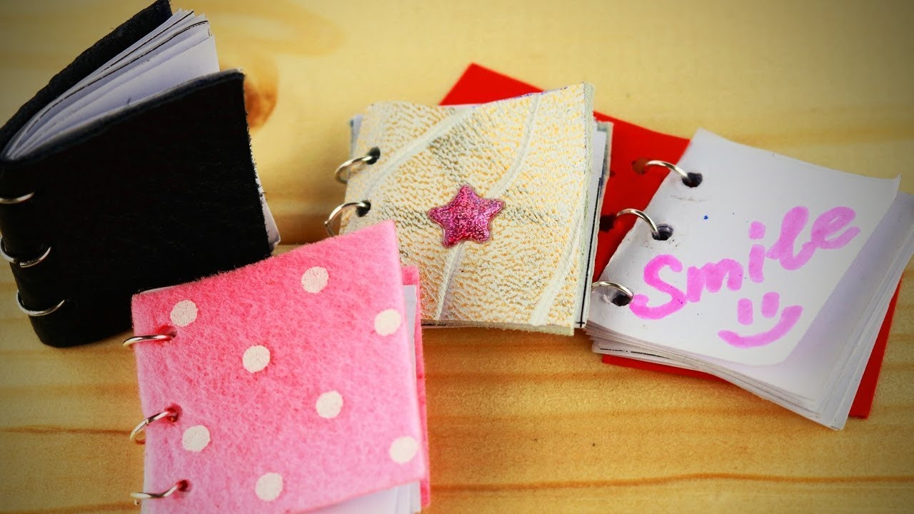 Mini Notebooks 💗Easy Do It Yourself Gift Ideas [Life Hacks] - YouTube