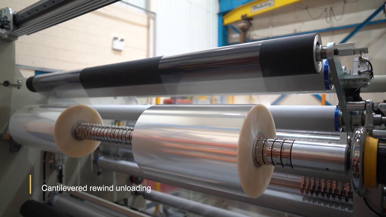 Elite Cameron Slitter Rewinder: CW600 Slitter - YouTube