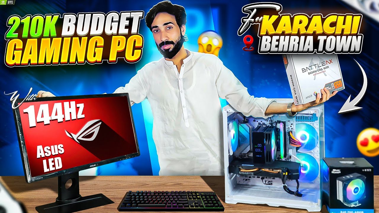 Gaming PC Price In Pakistan 2025 | Rs.210k Budget Gaming PC Build With ...
