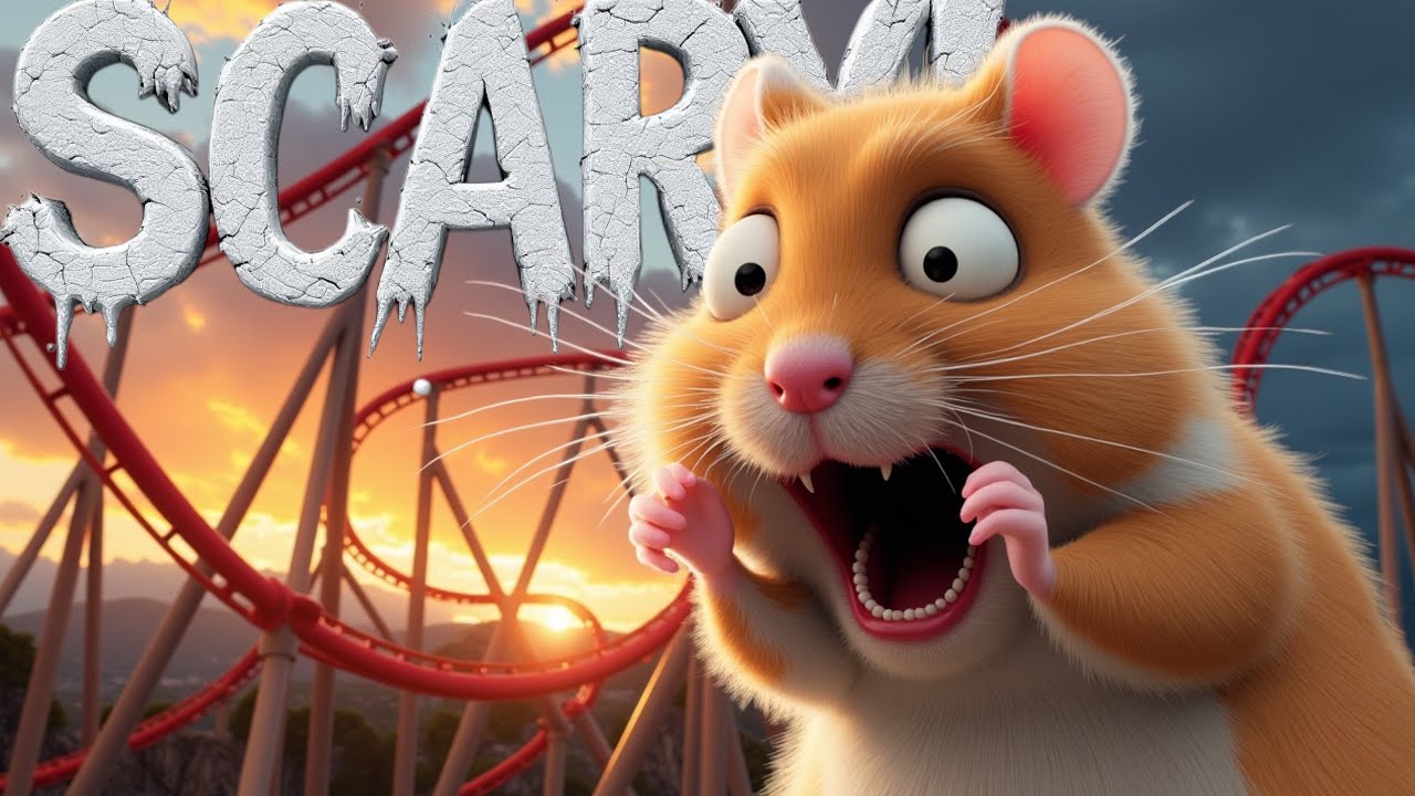 My Hamster Rides The WILDEST Roller Coaster Ever! - YouTube