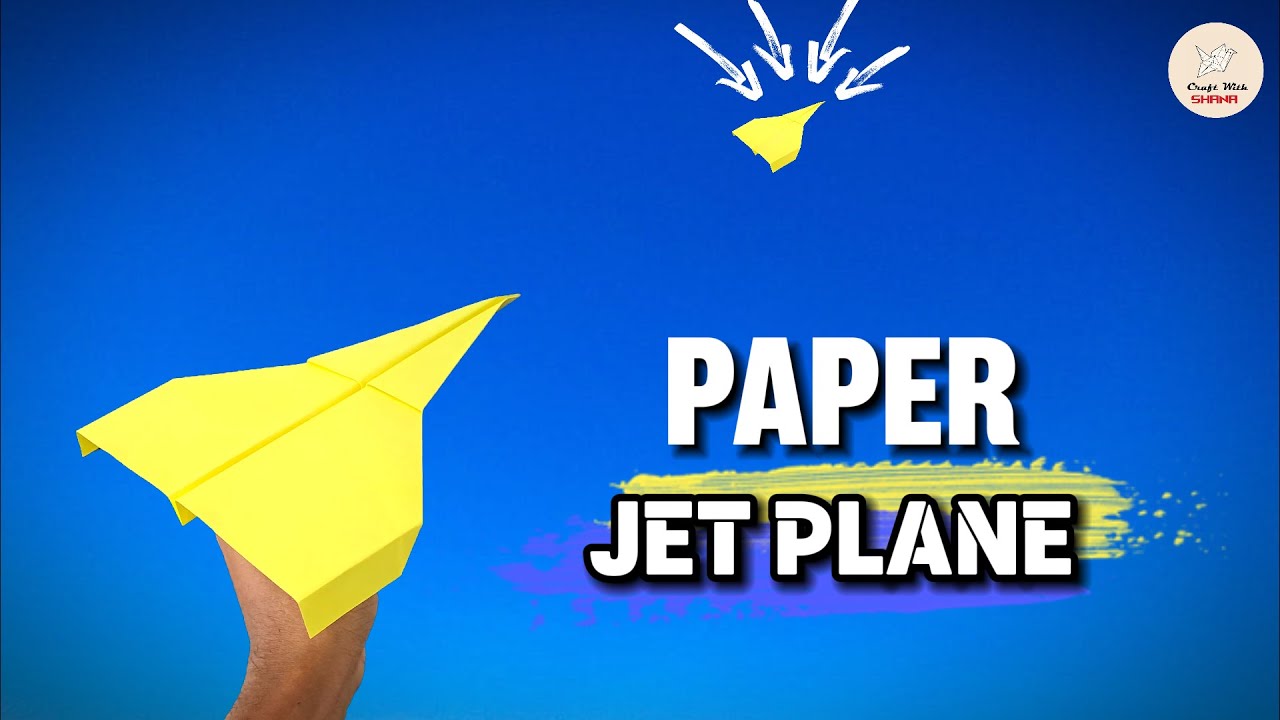 How to Make an Amazing Easy Paper Jet Plane: Step-by-Step Tutorial ...