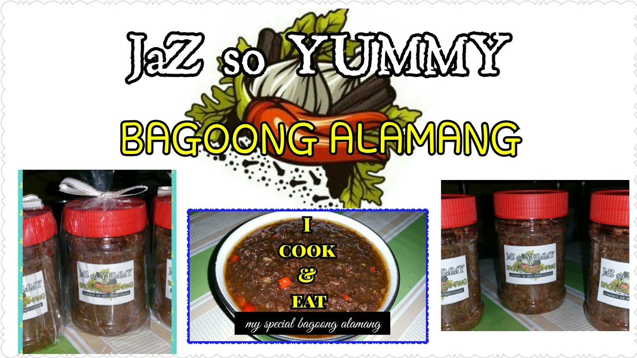 Bagoong Alamang Recipe ni JaZ (Special , Spicy & Yummy) - YouTube