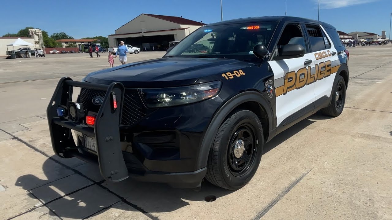 Cibolo Police Department Ford Explorer Walk Around With Lights - YouTube