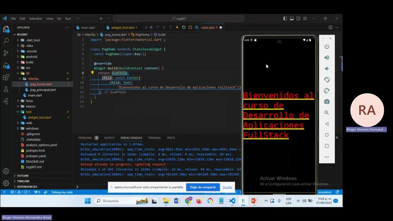 03 4 Flutter Widget Scaffold - YouTube