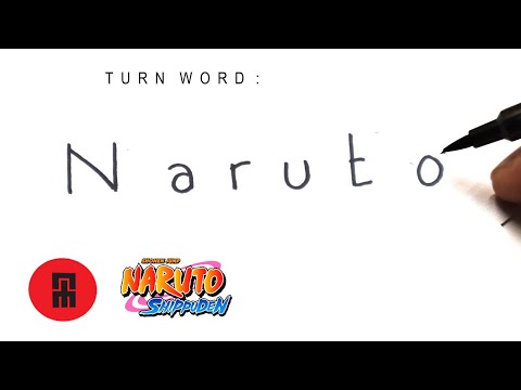 Turn Word NARUTO Into NARUTO SAGE MODE - YouTube
