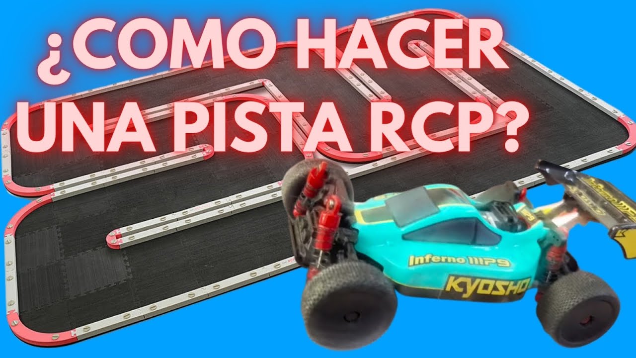 Mini z buggy y cómo hacer una pista con rcp tracks - YouTube
