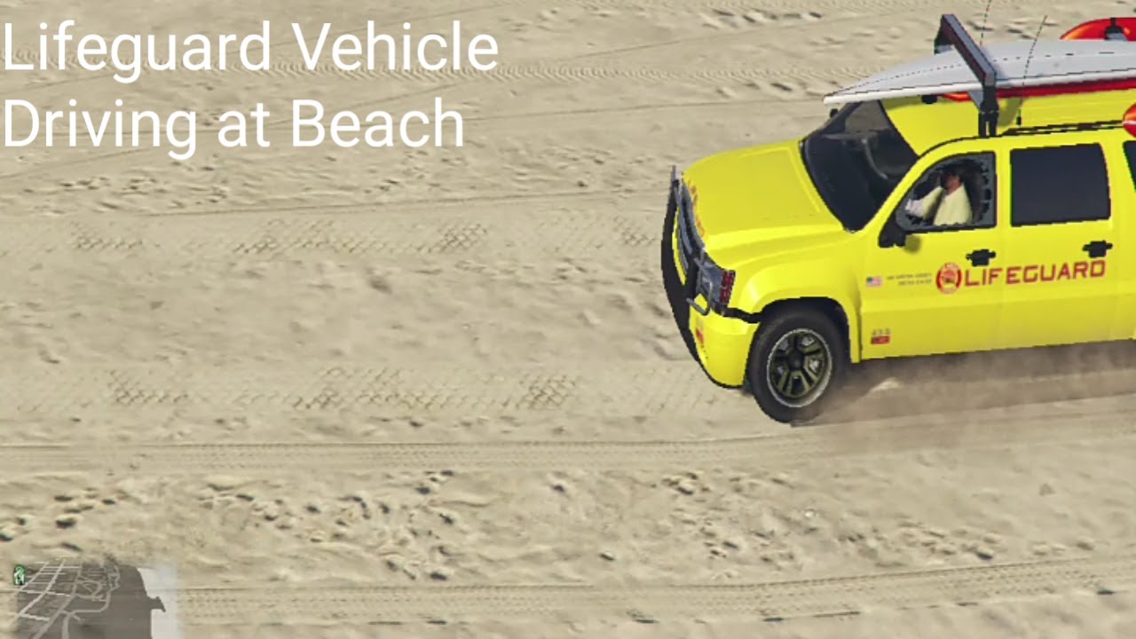 Lifeguard Vehicle Driving At Beach! GTA V - YouTube