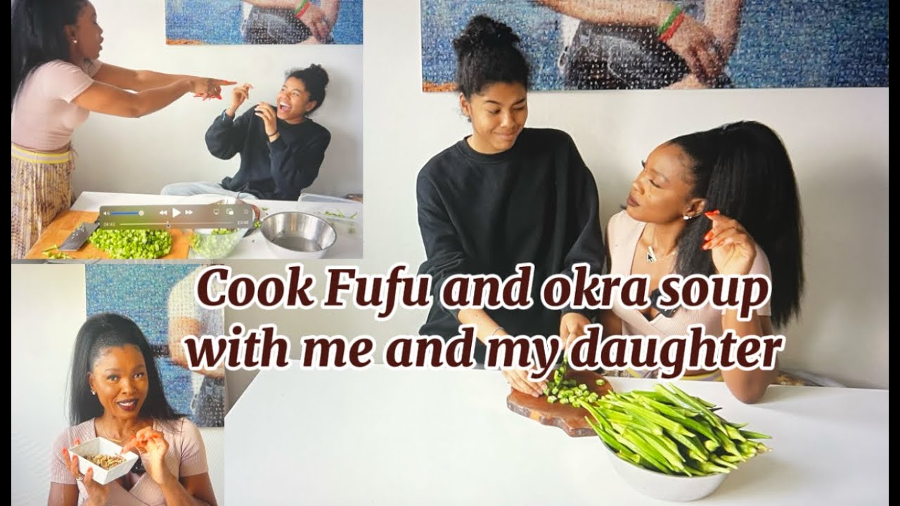 COOKING FUFU AND OKRA SOUP WITH LADY NNEKA EPISODE 3 - YouTube