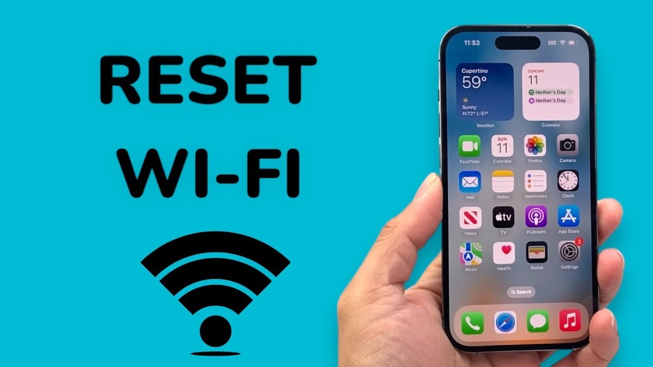 How To Reset Wi-Fi Settings On iPhone - YouTube