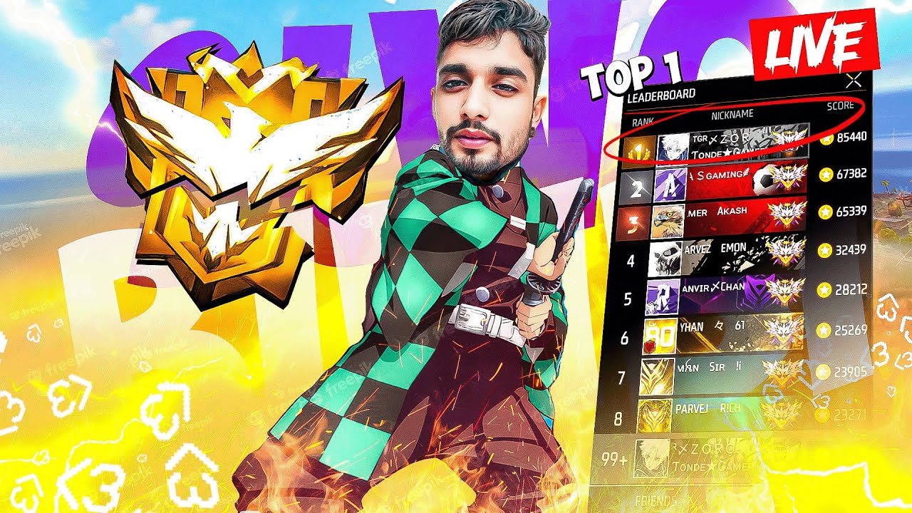 FF Live Top 1 AWM King is Back🔥Full Fun 💖Dominating Top 1 Grandmaster ...