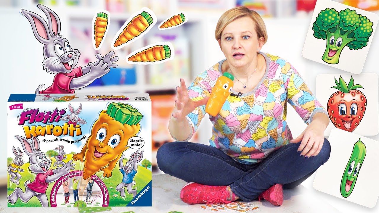 Gra Flotti Karotti, Ravensburger, TM Toys - YouTube