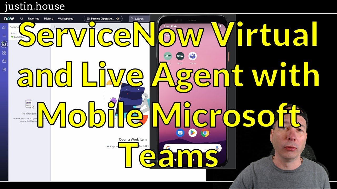 ServiceNow Virtual and Live Agent with Mobile Microsoft Teams - YouTube