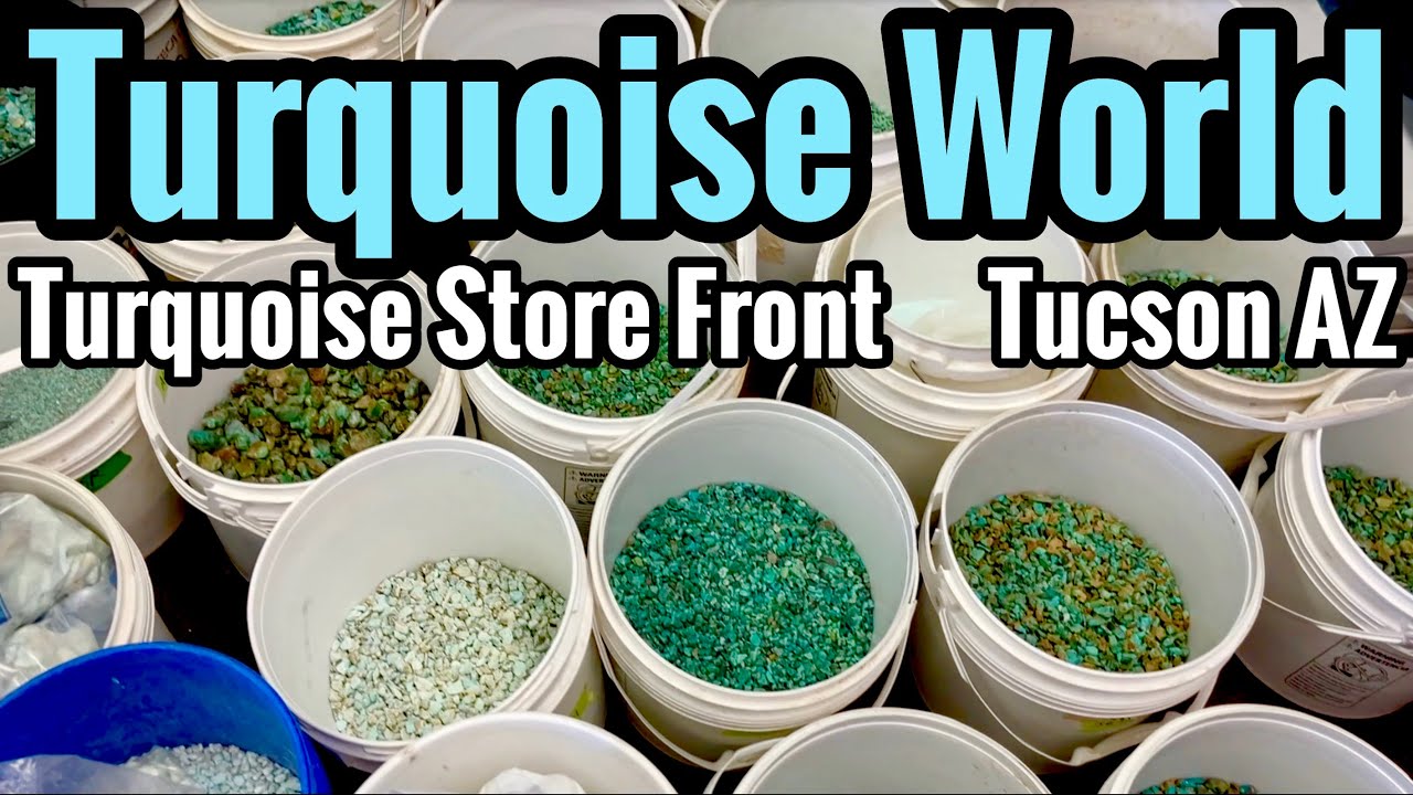 Turquoise World 🩵 Buy Rough Cabs Beads & More in Tucson AZ - YouTube