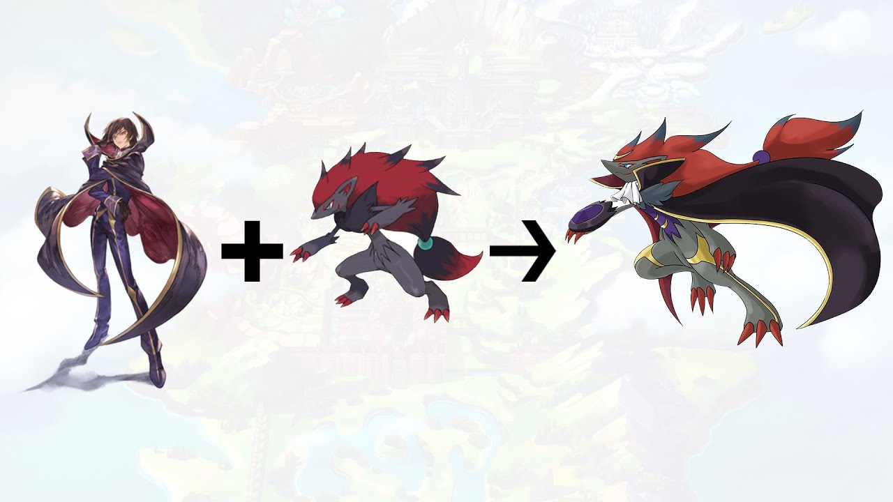 What If Lelouch Were Pokemon Evolution & Fusions Fanart #3 - YouTube