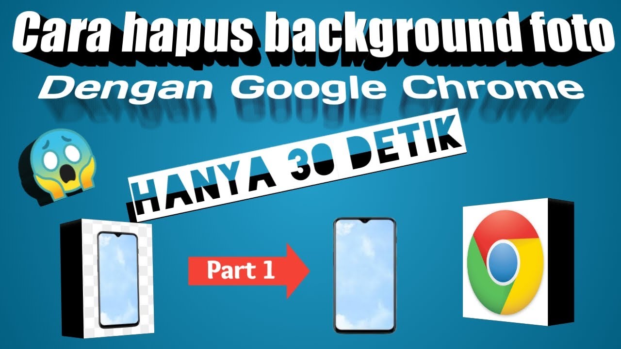 Cara hapus background foto tanpa aplikasi tambahan - YouTube