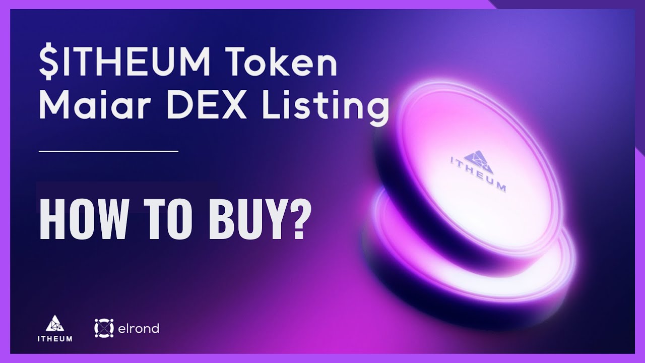 How to Buy Itheum Tokens – Maiar Exchange Price Discovery | #Itheum Token Listing - YouTube