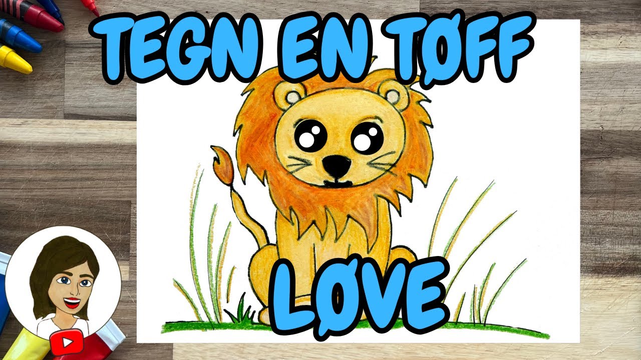 HVORDAN TEGNE EN LØVE - YouTube