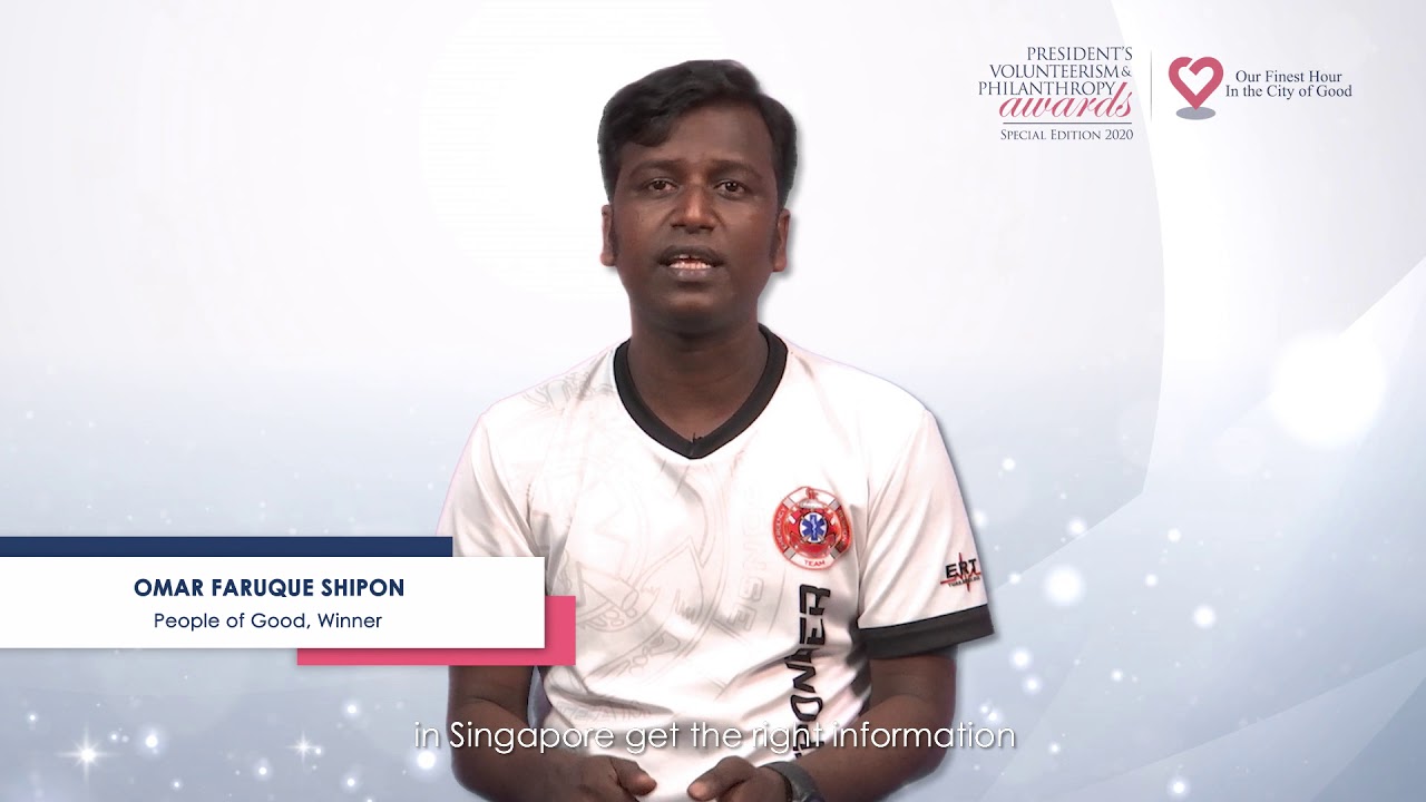 PVPA 2020 Special Edition - People of Good Category Winner: Omar ...