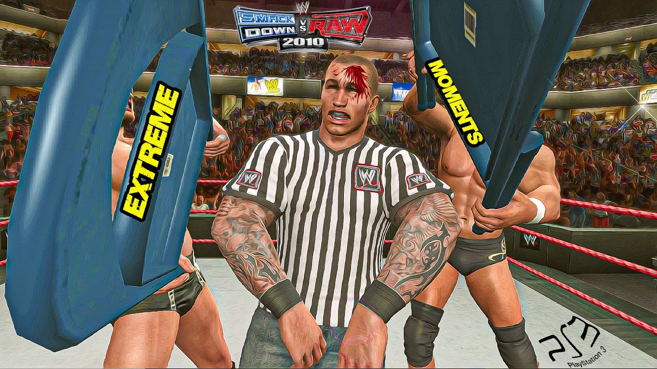 WWE Smackdown vs Raw 2010 Extreme Moments! PS3 (Give the right answer ...