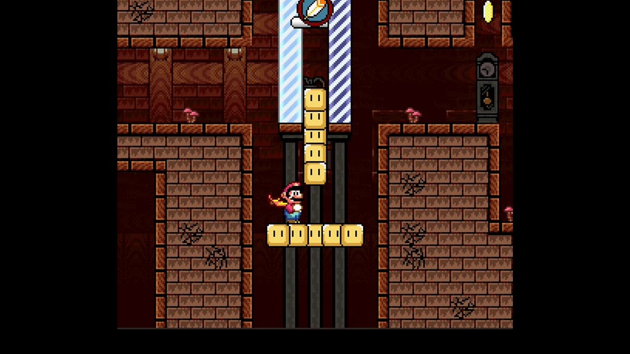 SMW Custom Level: Scarlet Goal Tape Mansion - YouTube
