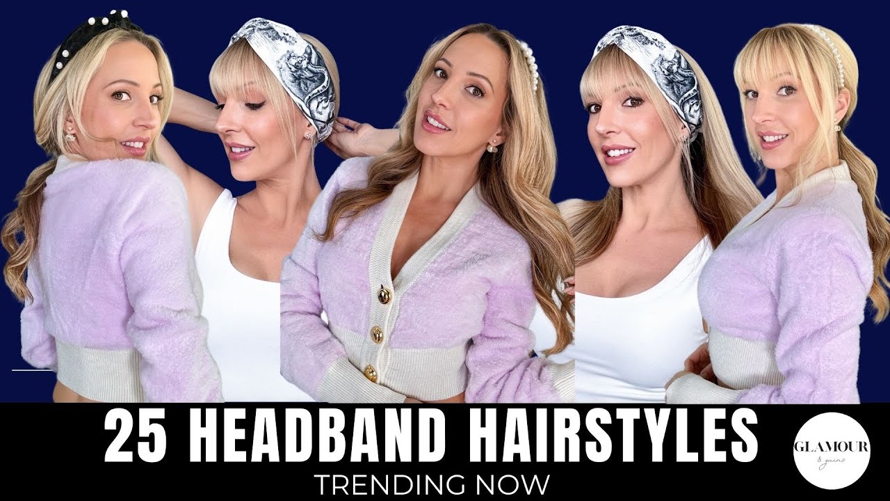 25 Pretty Headband Hairstyles | How to Wear The Headband Trend Of 2024 ...