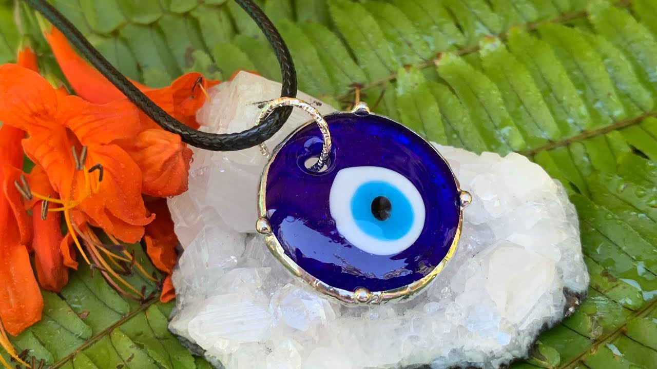 Soft Soldered Evil Eye Protection Pendant - YouTube