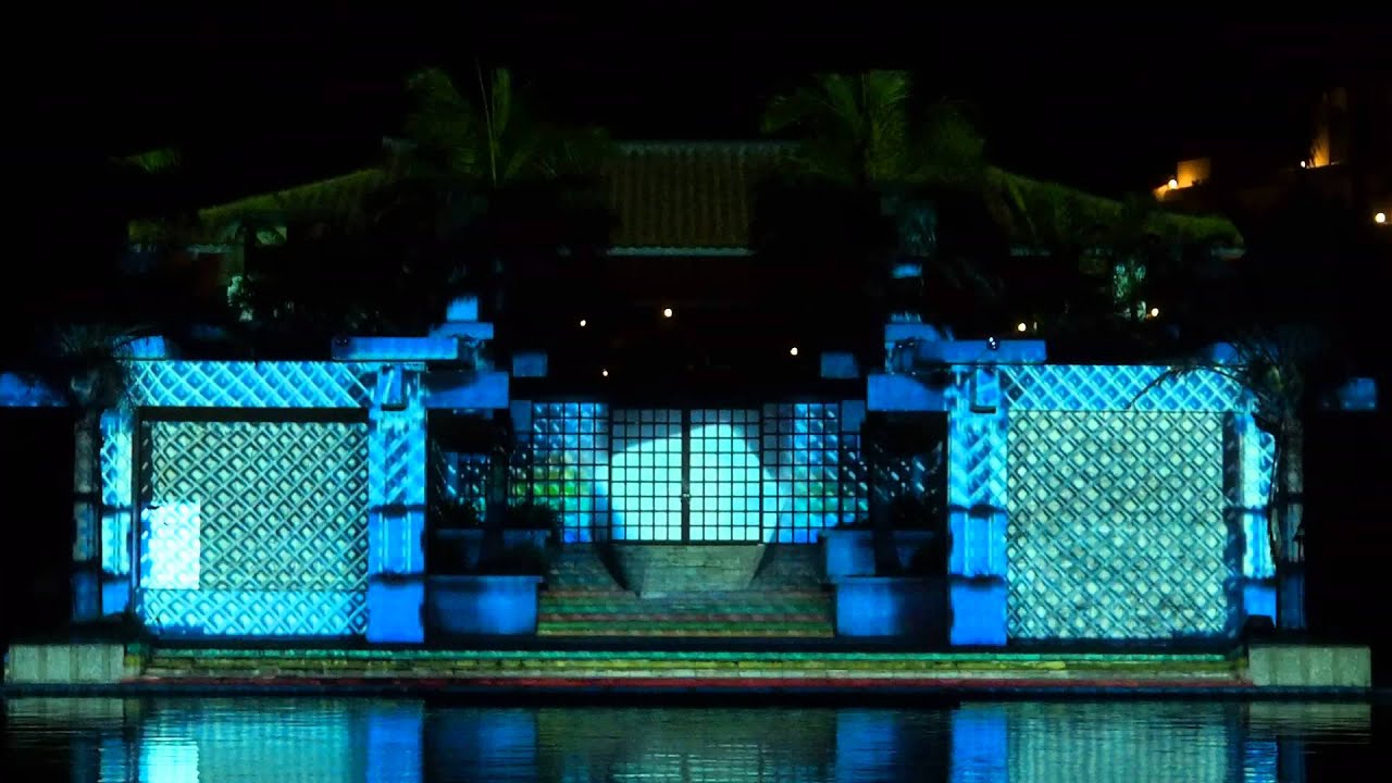 プロジェクション・マッピング＠カヌチャリゾート(Projection Mapping at Kanucha Resort in Okinawa ...