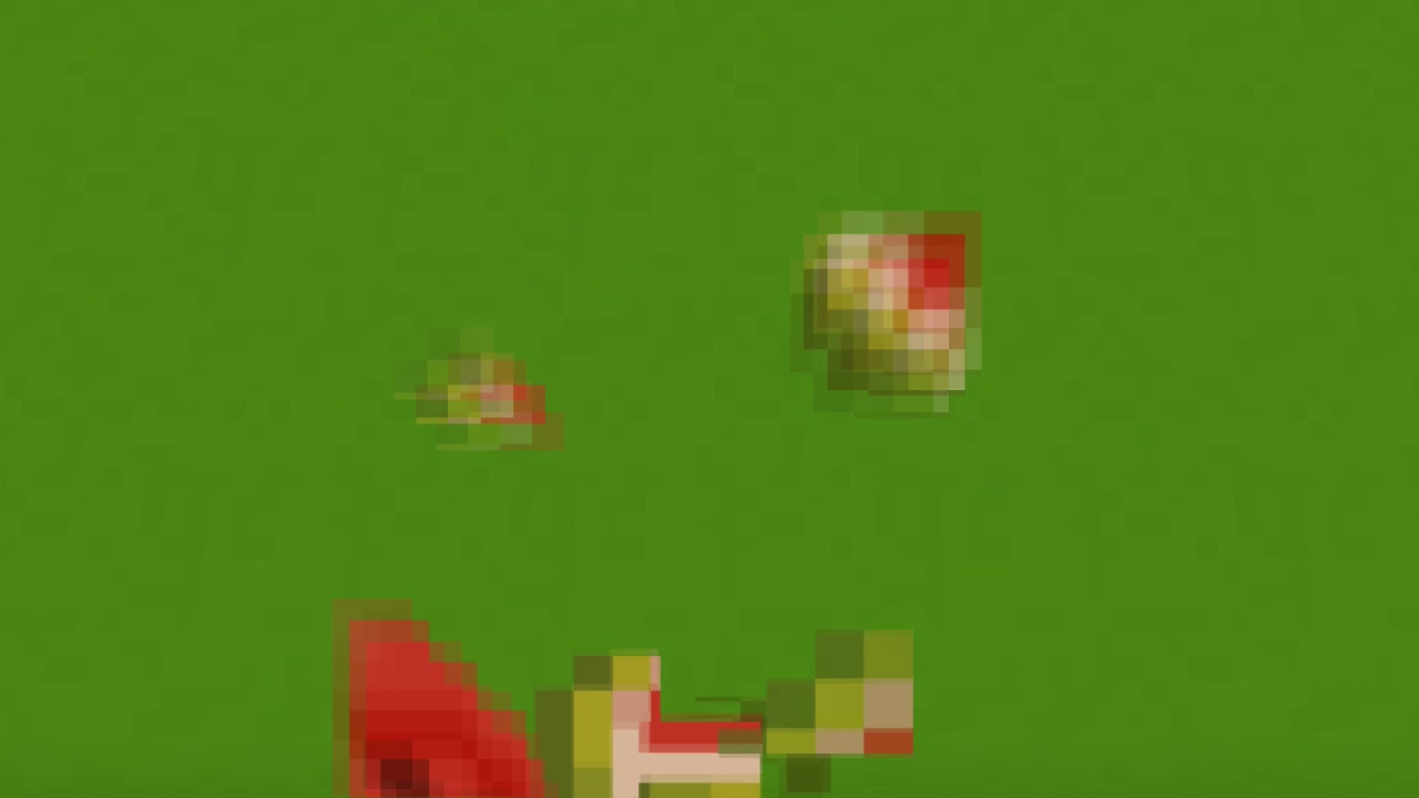 Food watermelon minecraft animation green screen - YouTube