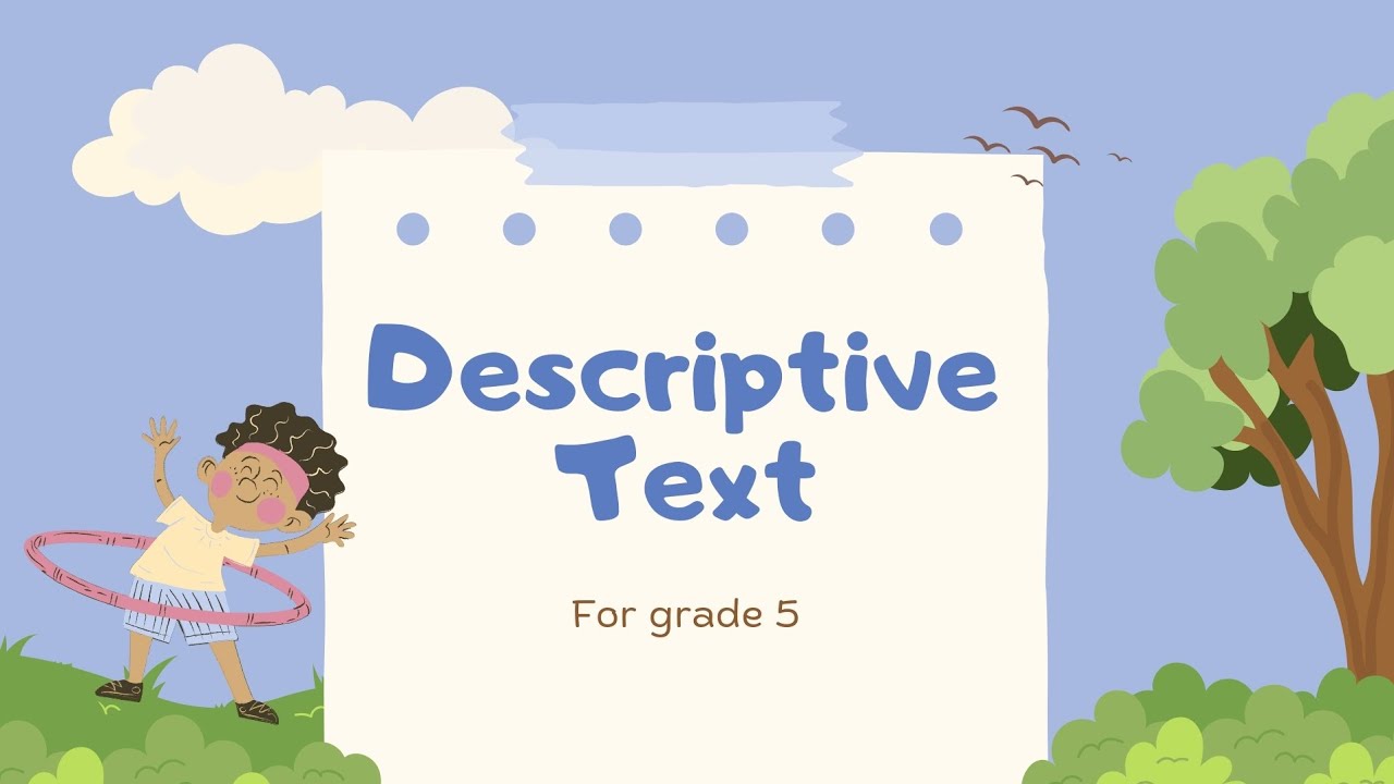 📚Descriptive Text [grade 5] - YouTube