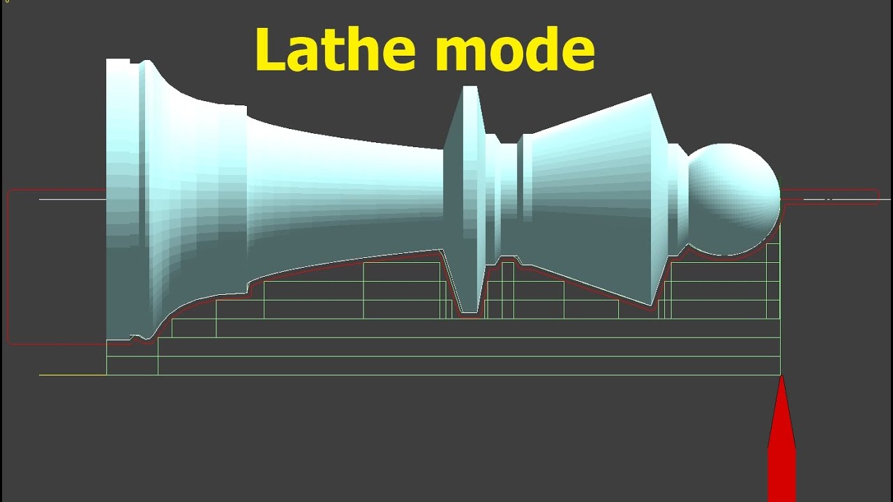 GrblGru: How to use the Lathe mode - YouTube
