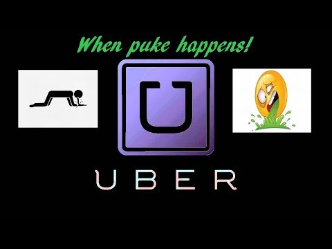 Uber passenger puking in my car. (first experience!)