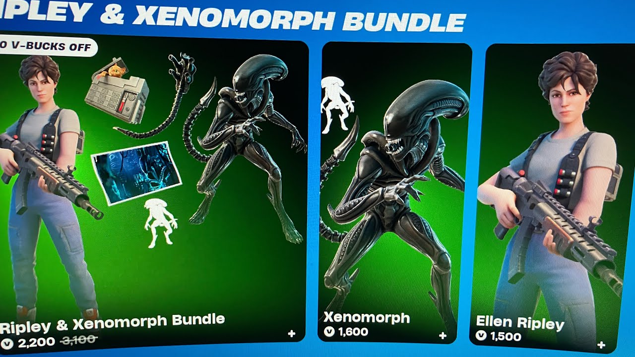 Xenomorph Fortnite Item Shop - YouTube
