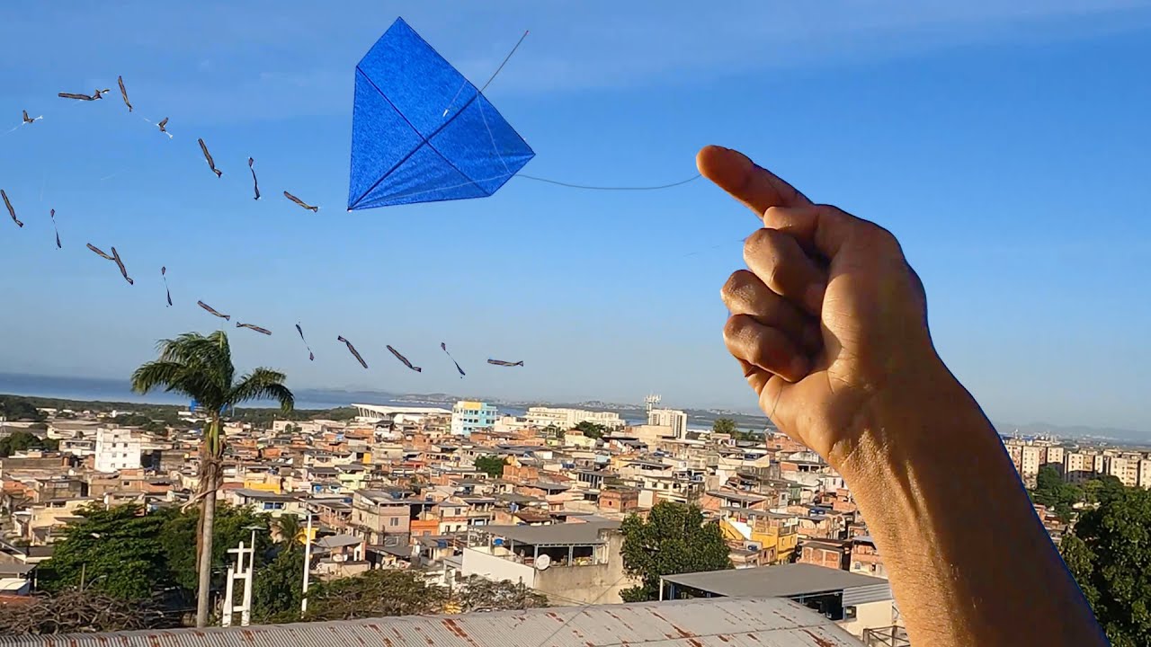 Cortando 25 Pipas no Puxão da Laje, Festival de Pipas em Caxias - RJ ...