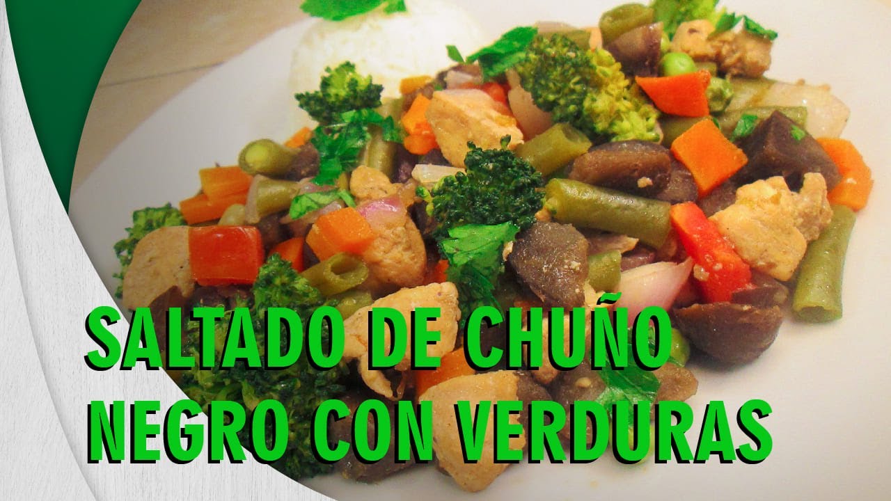 RECETA: Saltado de Chuño Negro con Verduras - YouTube