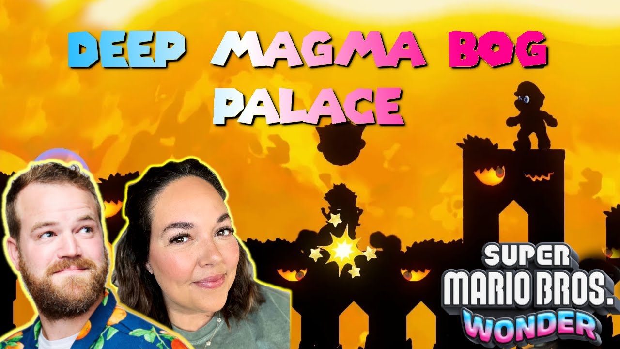 Palace | Deep Magma Bog | Husband and Wife | Super Mario Bros. Wonder ...