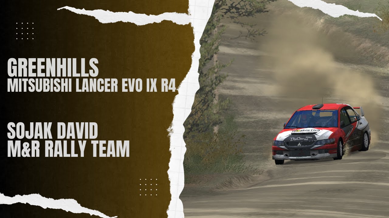 Richard Burns Rally RBR gameplay | Greenhills | Mitsubishi Lancer Evo ...