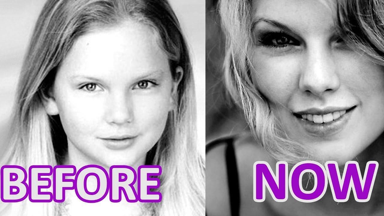 TAYLOR SWIFT. BEFORE and NOW - YouTube